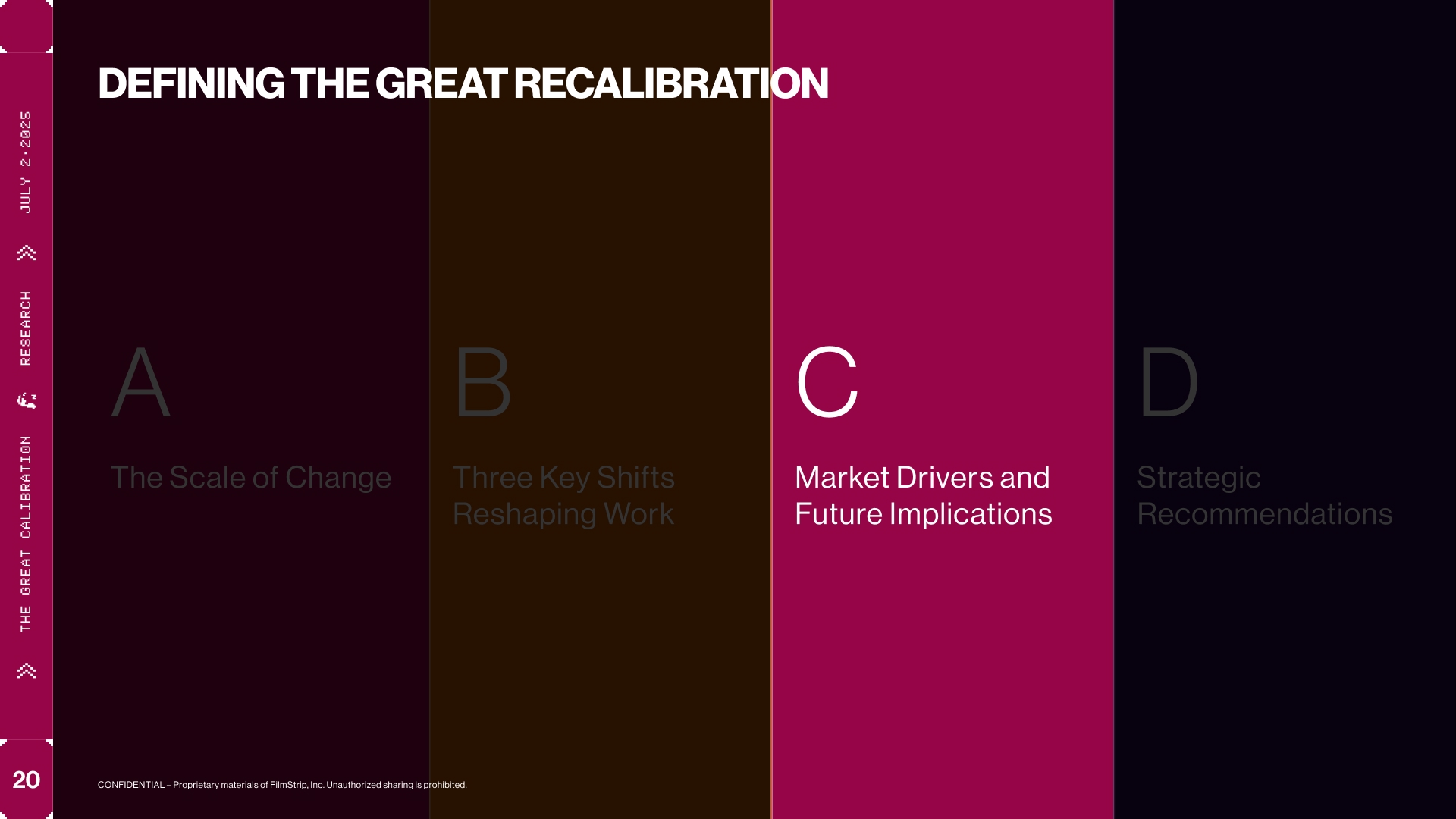 The Great Recalibration